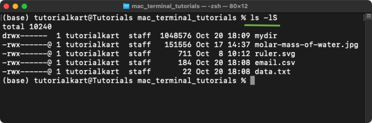 How to List Files and Directories in Mac Terminal